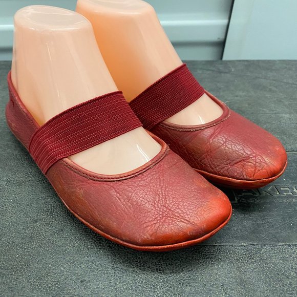 Camper | Shoes | Camper Red Leather Slip On Shoes Size 3435us | Poshmark